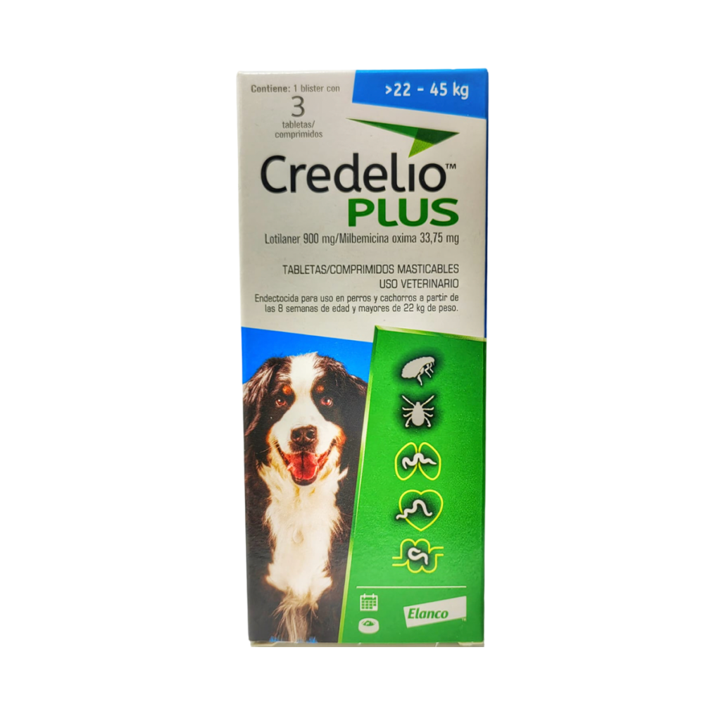 CREDELIO PLUS (900 MG) 22 – 45 KG